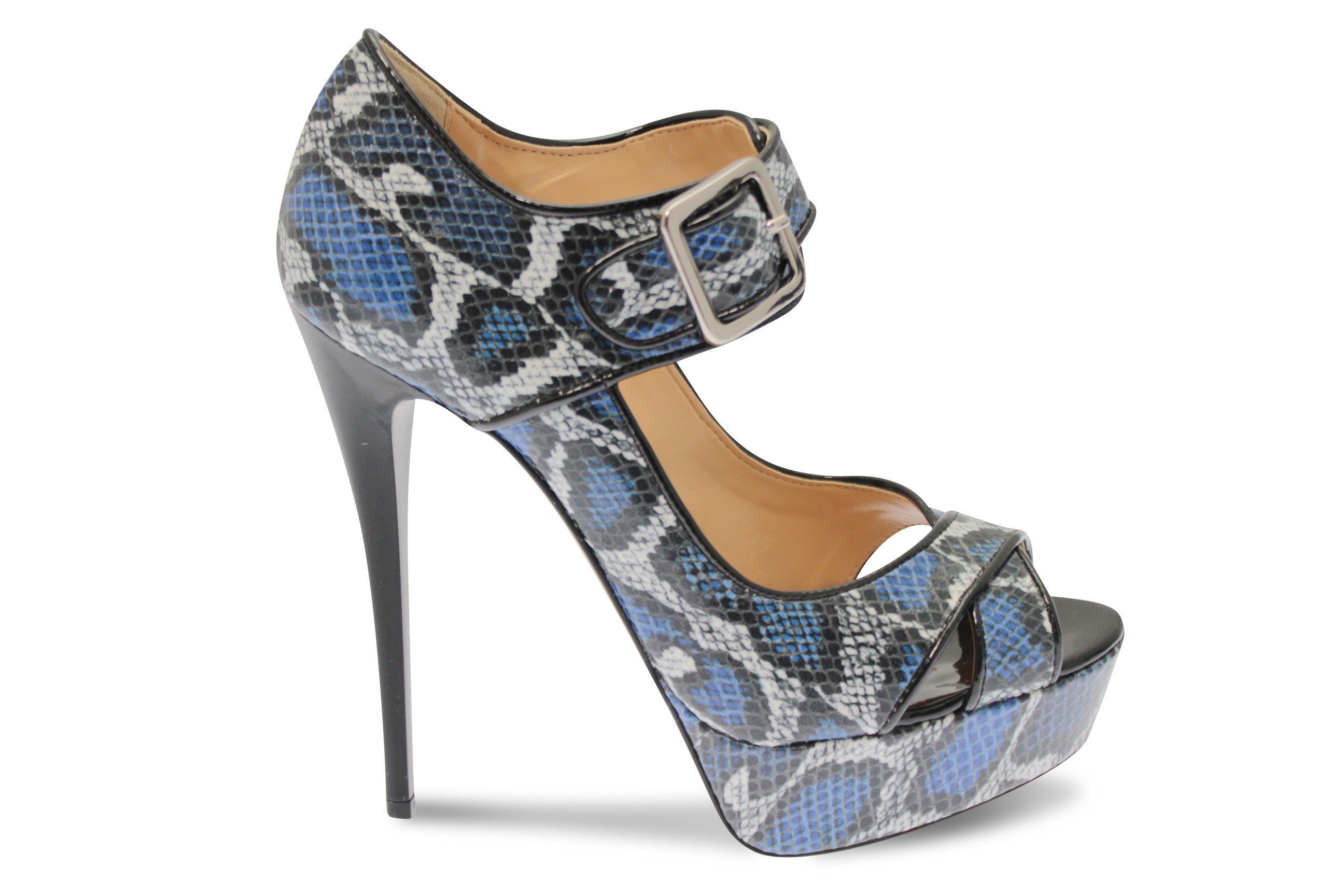 escarpins python couleur