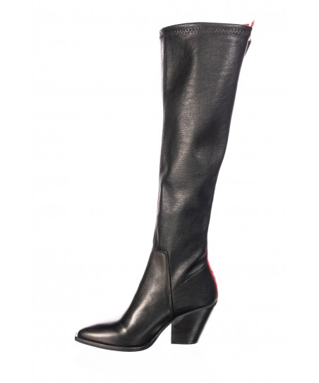 Le Rouge & le Noir d'OSMOSE : botte santiag femme 2020à talon biseauté