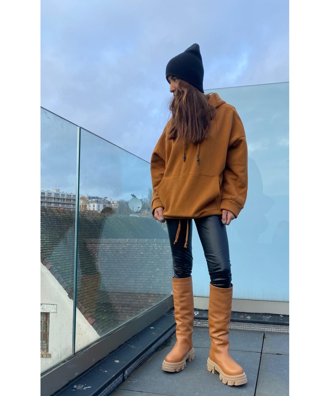 Craquez sur la nouvelle botte rangers cuir grainé camel OSMOSE Shoes