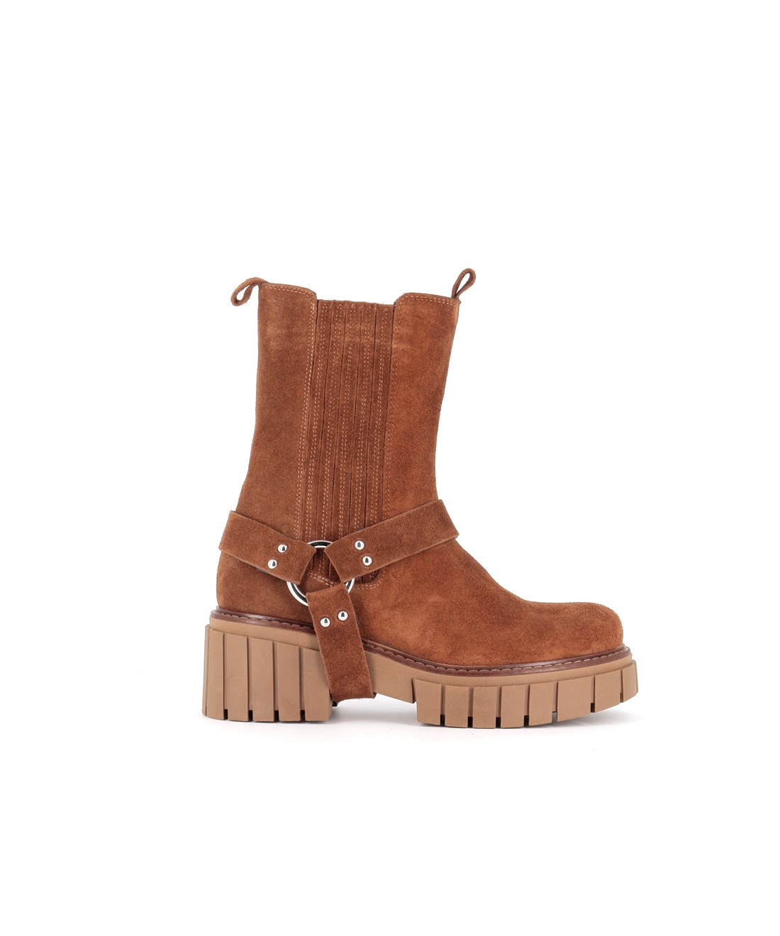 BOTTINE CHELSEA CAROLINA DAIM CAMEL